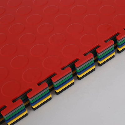 Durable Coin PVC tiles Plastic floor industrial heavy duty floor interlocking pvc garage floor tiles supplier