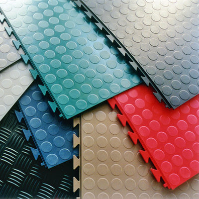 Durable Coin PVC tiles Plastic floor industrial heavy duty floor interlocking pvc garage floor tiles supplier