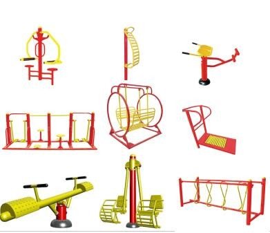 Hot yewllow line Most Popular Recreation Playground  Outdoor Fitness Equipment Manufacturers supplier