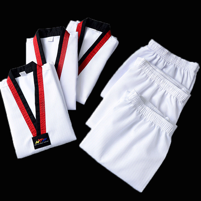 Custom high quality martial arts dobok taekwondo uniform for adult supplier