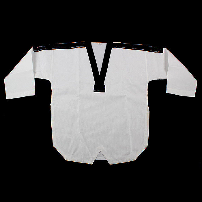 Custom martial arts cotton polyester kukkiwon taekwondo uniform for master supplier