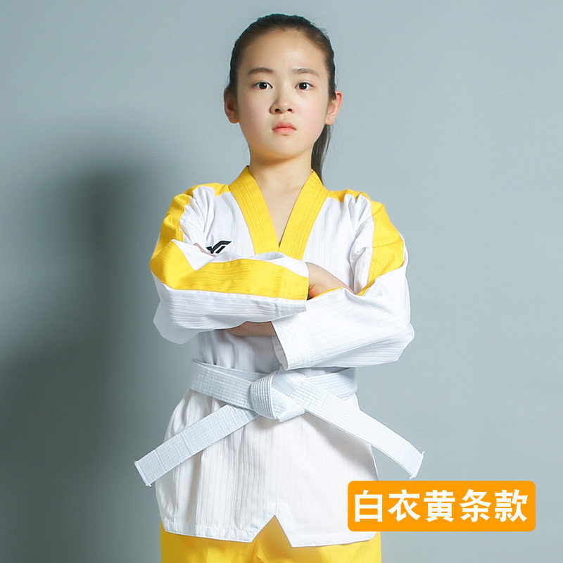 WTF approved custom taekwondo master TKD uniform with embroidery or print logo supplier