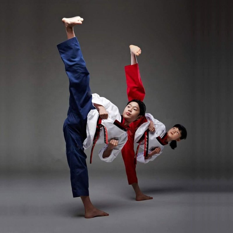WTF approved custom taekwondo master TKD uniform with embroidery or print logo supplier