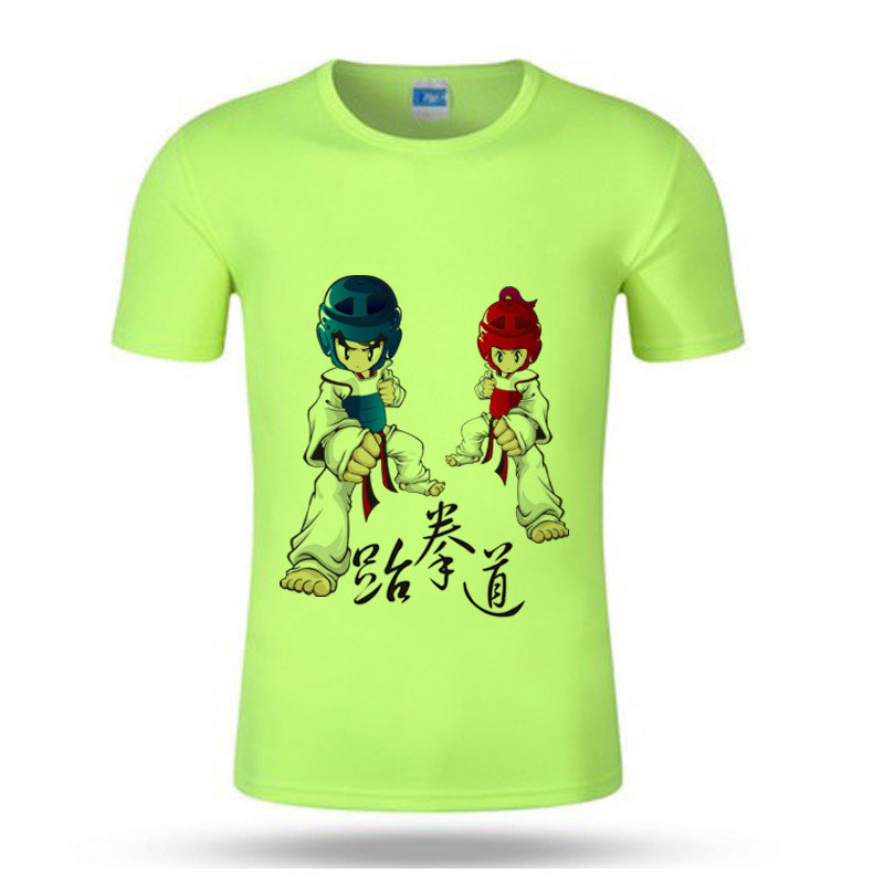 OEM 100% cotton with printing taekwondo Custom style t shirt men taekwondo funny gift t shirts in bulk supplier