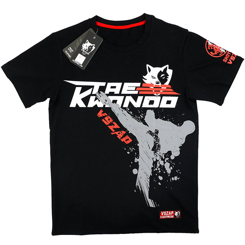 Custom logo material Taekwondo Karate Judo T shirt Martials arts T shirt factory cheap price sale supplier
