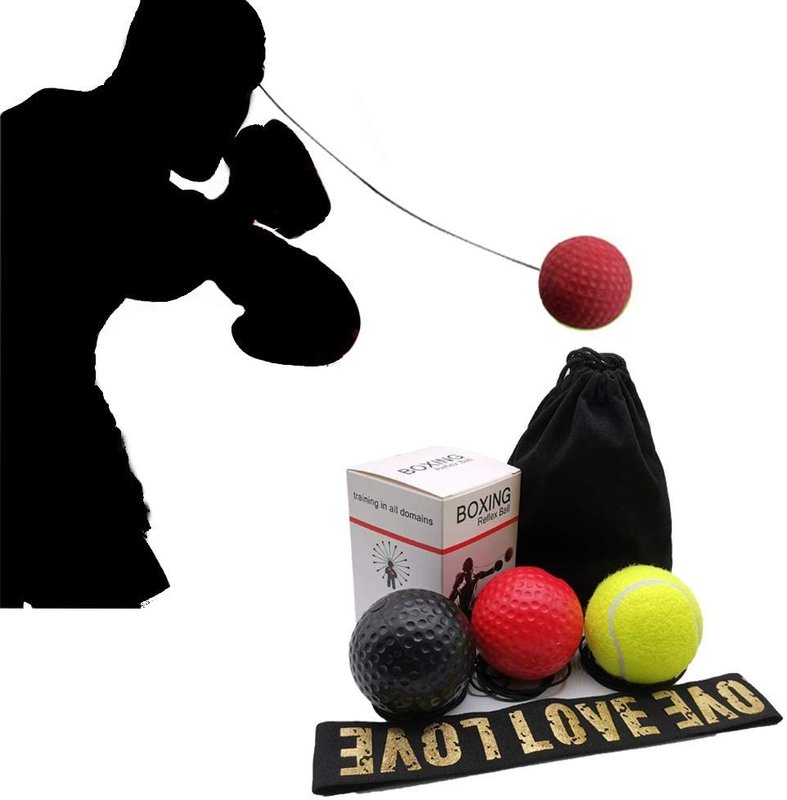 Amazon hot Boxing Reflex Speed Ball with Headband Thai Fight Ball for Drop Shipping Exercise Improving Speed Reactions supplier