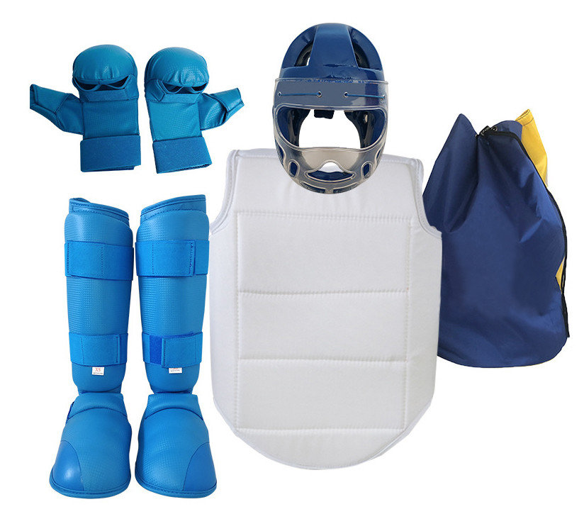 WKF approved karate guard equipement body protector karate gear set supplier