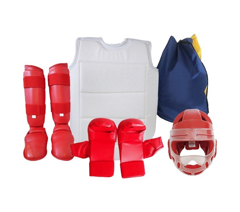 Custom logo Martial Arts equipment WKF approved karate body protector sparring guard set supplier