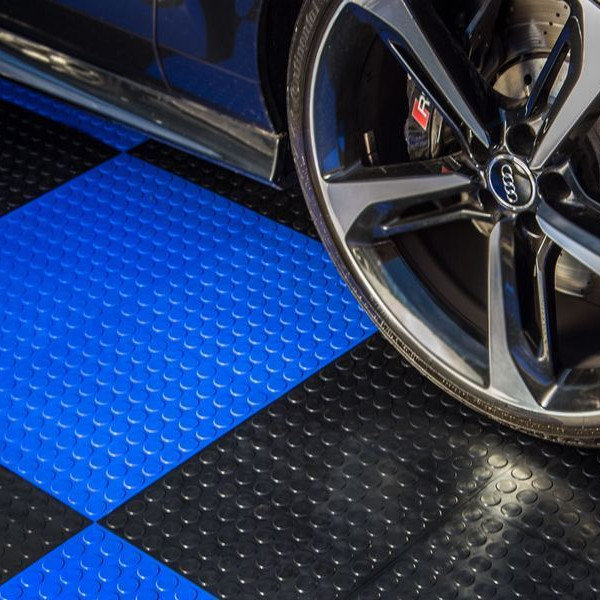 Durable Coin PVC tiles Plastic floor industrial heavy duty floor interlocking pvc garage floor tiles supplier