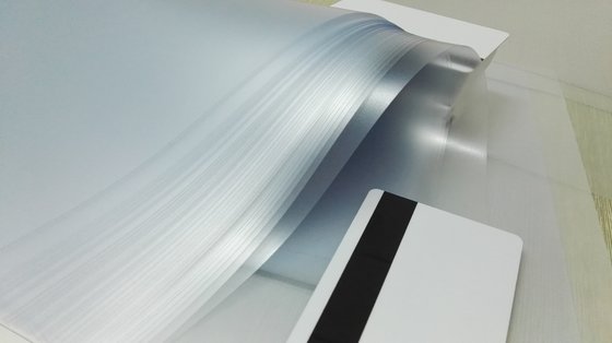 Glue coating overlay for card body lamination  / PVC Uncoated Overlay MUO-G1