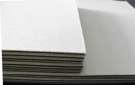 3mm 200℃ Black Woolen Laminated Pad Work With Laminating Steel Plate