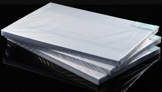 PVC Coated Overlay MCO-W/glue coating overlay for card/ plastic Card body making  mateials