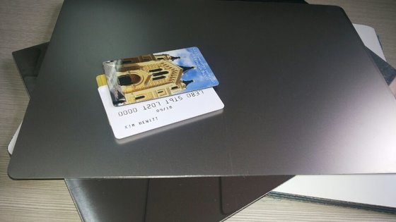 0.6mm Lamination Steel Plate Heavy Matte Finish Laminated Steel Plate For Plastic Card Laminator Use