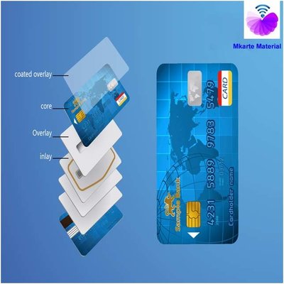 Card making material/ identity cards with anti-fake requirements, /PC Card Core 	for Offset Printing sheet MOP-PC Series