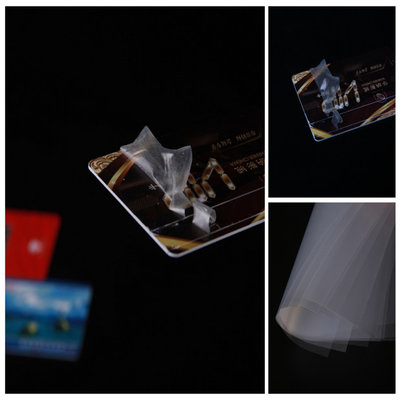 PVC Uncoated Overlay Film/ with Scratch resistance, better ability of lamination. High transparency.
