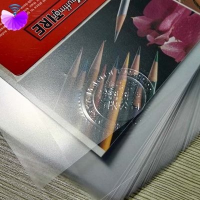 PVC Coated Overlay MCO-W/PVC coated overlay for card body lamination/glue coated film/Card lamination materials