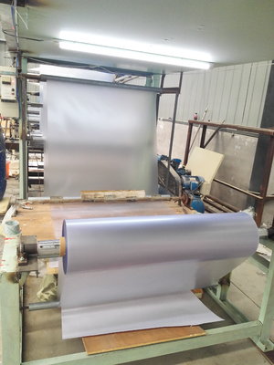 PVC Coated Overlay MCO-W/PVC coated overlay for card body lamination/glue coated film/Card lamination materials