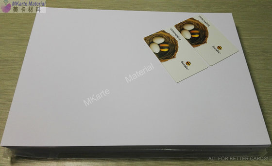 HP Indigo digital printing sheet MHP-G1/HP Indigo printable PVC sheet for card production/card production materials