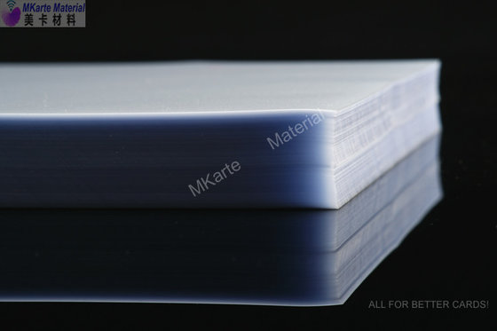 PVC Strong Coated Overlay Film /for protective film of bank card, social security card, IC card, RF card and others