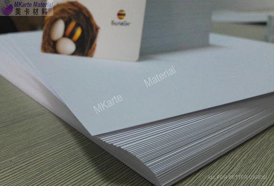 4.5N CM Digital Printing PVC Sheets White Printable For Credit Card Production