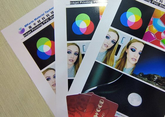 Silver Color Sealed PVC Printable Sheets Digital Printing For Smart Card Production