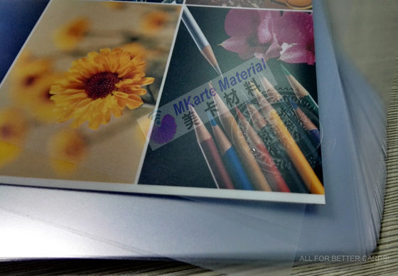 40 MPA PVC Coated Overlay Sheet Film With No Color Change And Deformation
