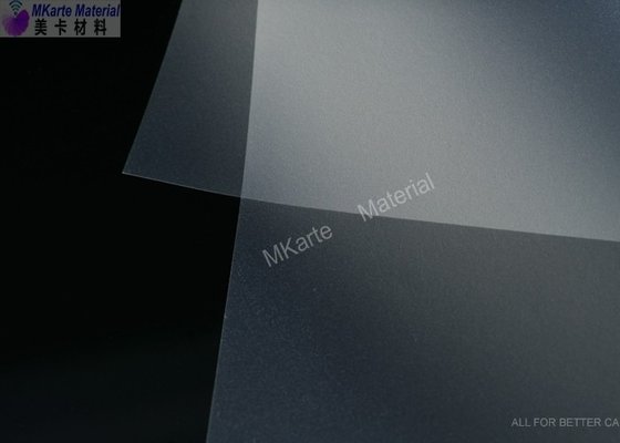 Lamination PVC Coated Overlay Film With Strong Adhension For Various Smart Card