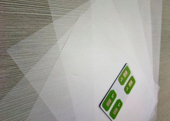 High Impact Strength PETG Plastic Sheet 0.08mm 0.06mm PETG Coated Overlay Film