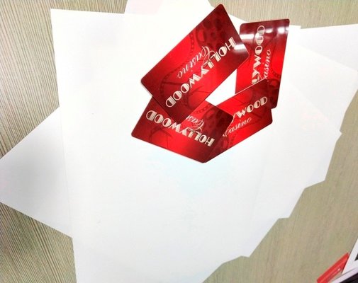 Contactless Card PC Plastic Sheet Wear Resistant Low Vicat PC Core Sheet