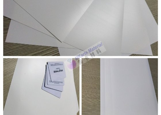 Contactless Card PC Plastic Sheet Wear Resistant Low Vicat PC Core Sheet