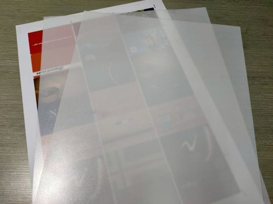 Transparent  0.10mm Polycarbonate PC Plastic Sheet For Anti-fake IC Card / Driving License Card