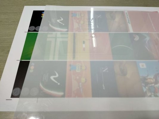 Transparent  0.10mm Polycarbonate PC Plastic Sheet For Anti-fake IC Card / Driving License Card