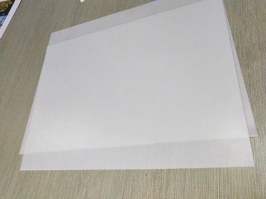 Transparent  0.10mm Polycarbonate PC Plastic Sheet For Anti-fake IC Card / Driving License Card