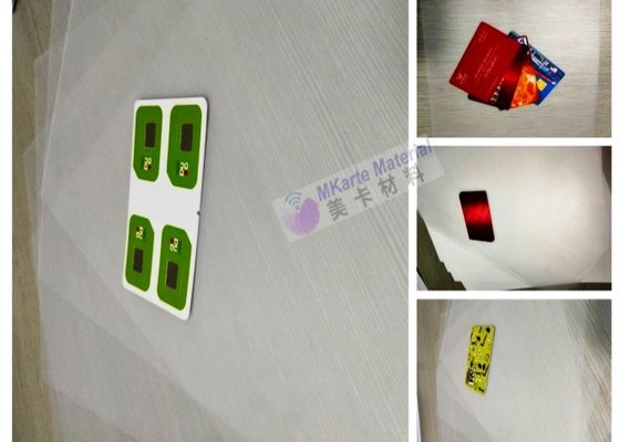 Polycarbonate PC Uncoated Overlay PC Plastic Sheet Flexible Clear Transparent