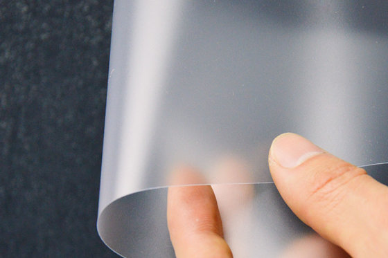 Excellent Tensile Strength PC Plastic Sheet 0.04-0.10mm Overlay Film Suitable for Laser Engraving