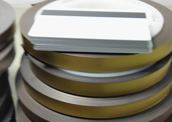 Smart Card Material HICO/LOCO Magnetic Stripe For Magnetic Stripe Reel for Credit Card