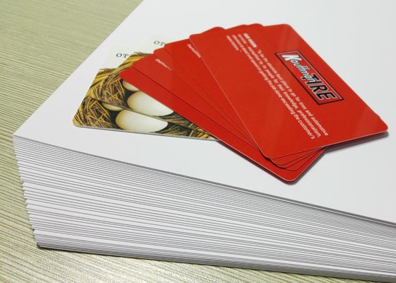 0.12mm 0.76mm Aging Resistance PVC Card Sheet PVC Core Sheet For Offset Card Printing