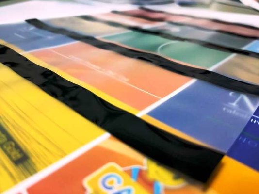 PVC Card Material - A3 Magnetic Stripes Coated Overlay Film For Credit Card
