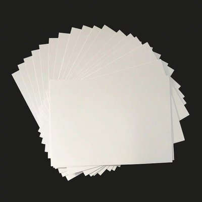 A4 A3 Size 0.12-0.76mm Thickness Inlay Sheet / Offset Printing PVC Foam Core Sheet Board