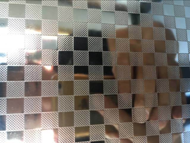 textured laminating steel plate, special pattern lamination plate, textured Card Lamination Steel Plate MSP-P