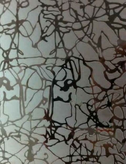 special pattern lamination plate,   textured laminating steel textured Card Lamination Steel Plate MSP-P