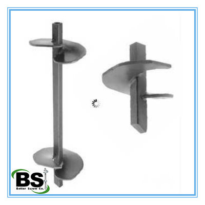 ASTM Standard Round Shaft Helical Piles with Greater Load Capacities