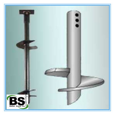 ASTM Standard Round Shaft Helical Piles with Greater Load Capacities