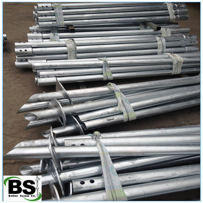 ASTM Standard Round Shaft Helical Piles with Greater Load Capacities