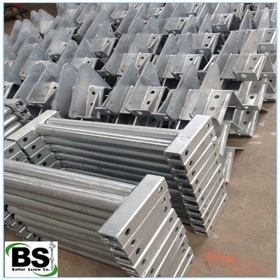 square solid Steel galvanized thread rod manufacture helical piles