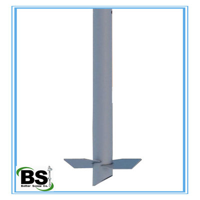 Hot Dipped Galvanized Helical Anchors 1-1/2" Square Shaft with Strong Capacity