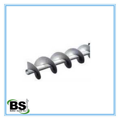 High Load floor slab support system Steel helical anchors with 0.138 - 1 inch Thickness