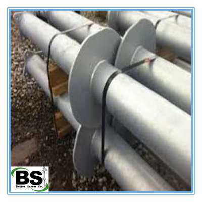 Steel Ground anchors for footing foundation