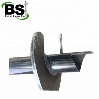 Round Shaft helical anchors are used in compression applications