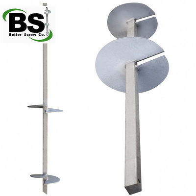 Helical used to stabilize the perimeter of homes or businesses